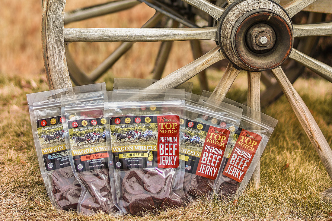 Natural Beef Jerky | Wagon Wheels – Top Notch Jerky