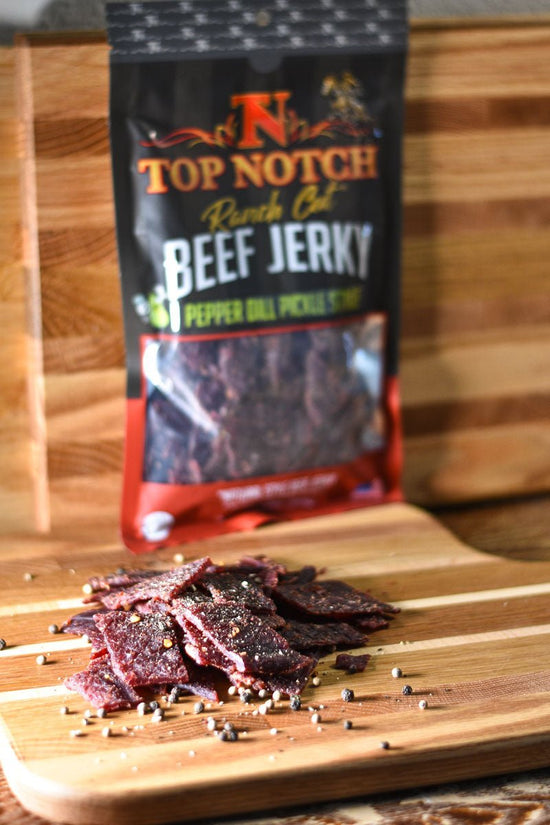Top Notch Beef Jerky - Pepper Dill Pickle – Top Notch Jerky