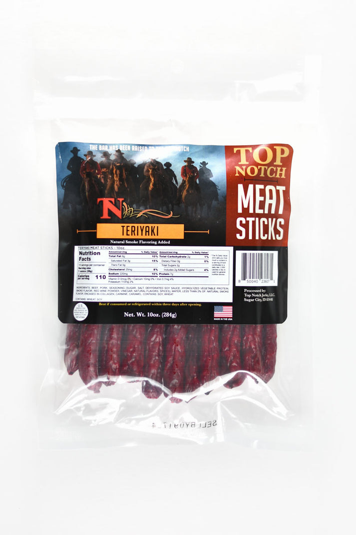 Top Notch Jerky Teriyaki Meat Sticks