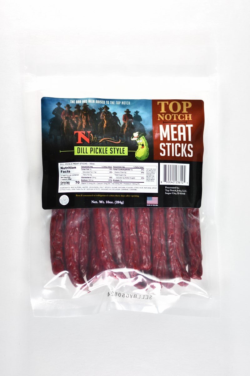 Top Notch Jerky Dill Pickle Style Meat Sticks